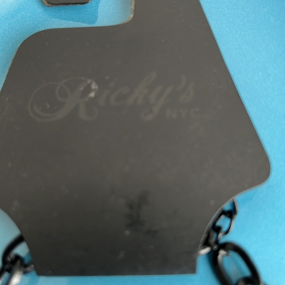 Ricky’s | Jewelry | Rickys Black Costume Necklace Adjustable Sizer With ...